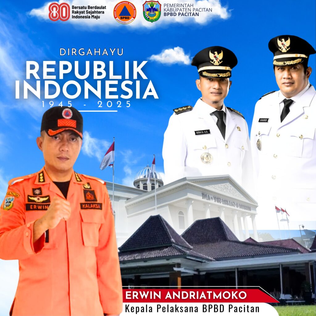 Selamat HUT Ke 80, oleh BPBD Pacitan – Berita Pacitan